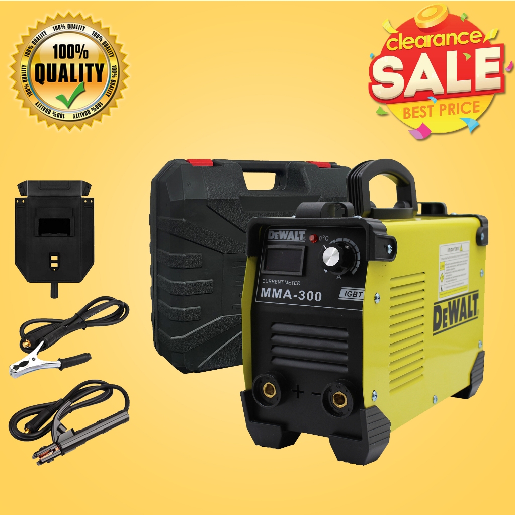 DeWALT MMA-300 Inverter Welding Machine (Case) | Shopee Philippines