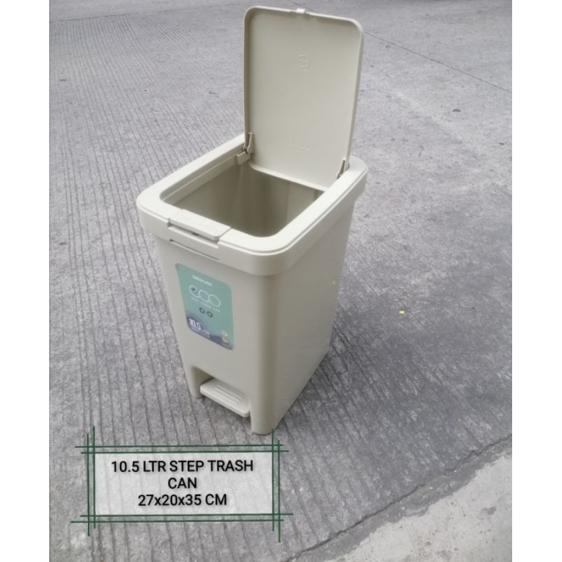 orocan pedal trash can step trash bin 10.5 liter basurahan | Shopee ...