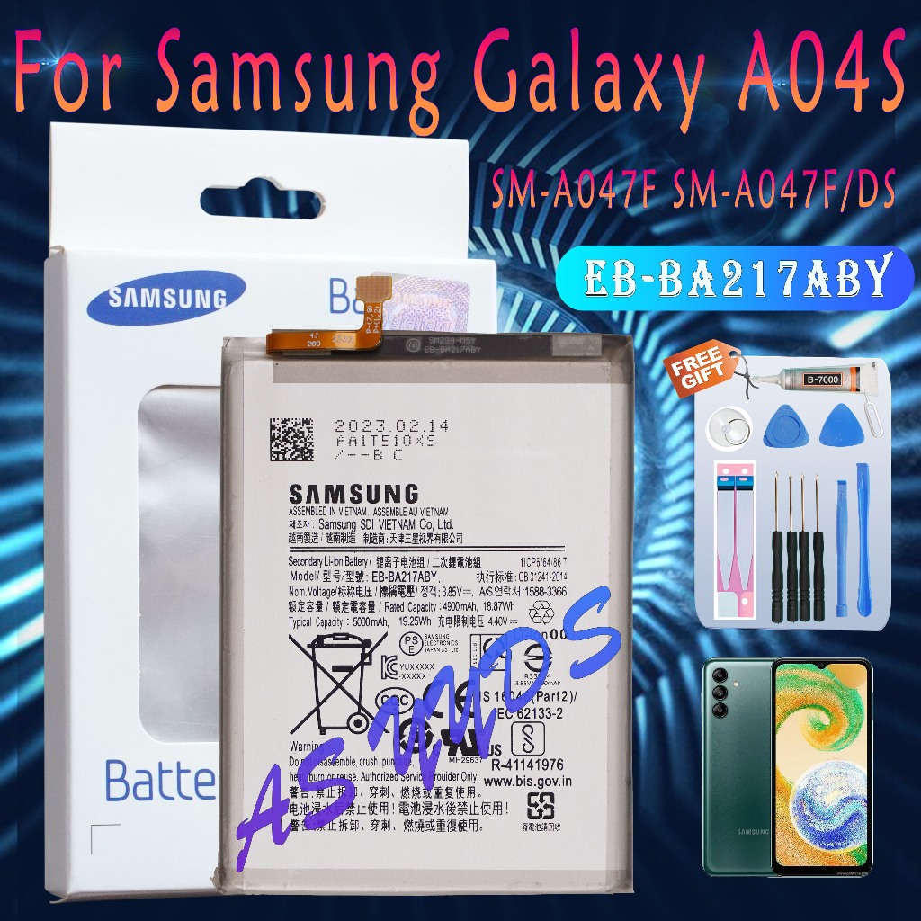 EB-BA217ABY 5000mAh Battery For Samsung Galaxy A04S SM-A047F SM-A047F ...