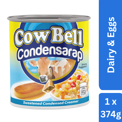 Cow Bell Condensarap Condensed Creamer 374g | Shopee Philippines