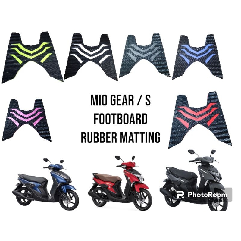Yamaha Mio Gear // Mio Gear S footboard Rubber Matting | Shopee Philippines