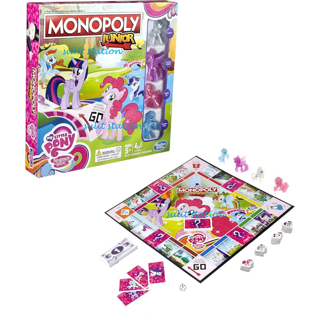 MLP MY LITTLE PONY FRIENDSHIP MAGIC KIDS REAL ESTATE JUNIOR BOARD GROUP ...