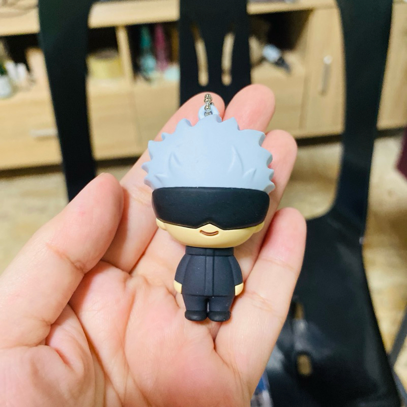 Official Jujutsu Kaisen Gojo 3D rubber mascot keychain | Shopee Philippines