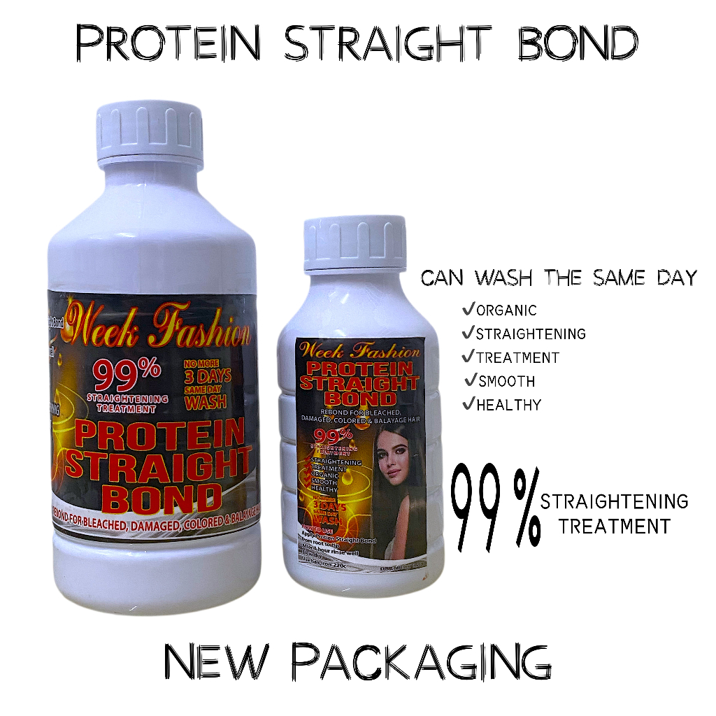Protein Straight Bond Organic Straightening Treatment 500ml/1000ml ...