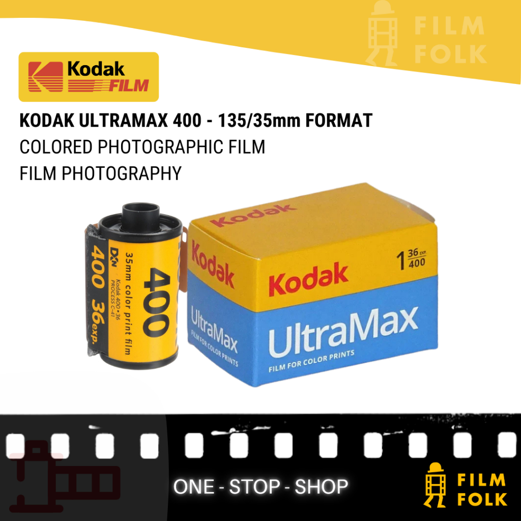 Kodak UltraMax 400 Color Negative Film – 135/35 mm, 36 Exposures, Exp Apr 2027 | Shopee Philippines