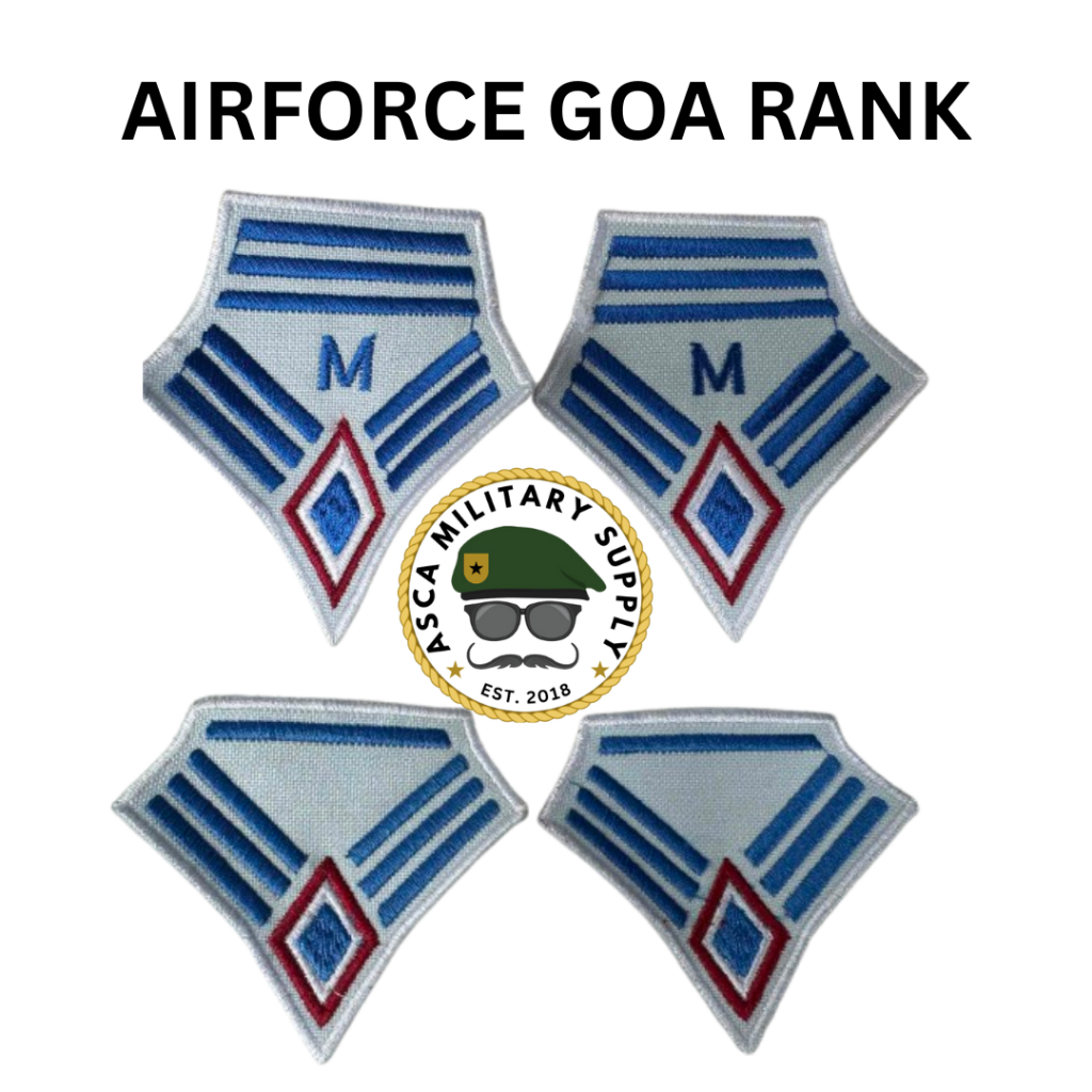 GOA Rank for Enlisted PAF (Sold as Pair) | Shopee Philippines