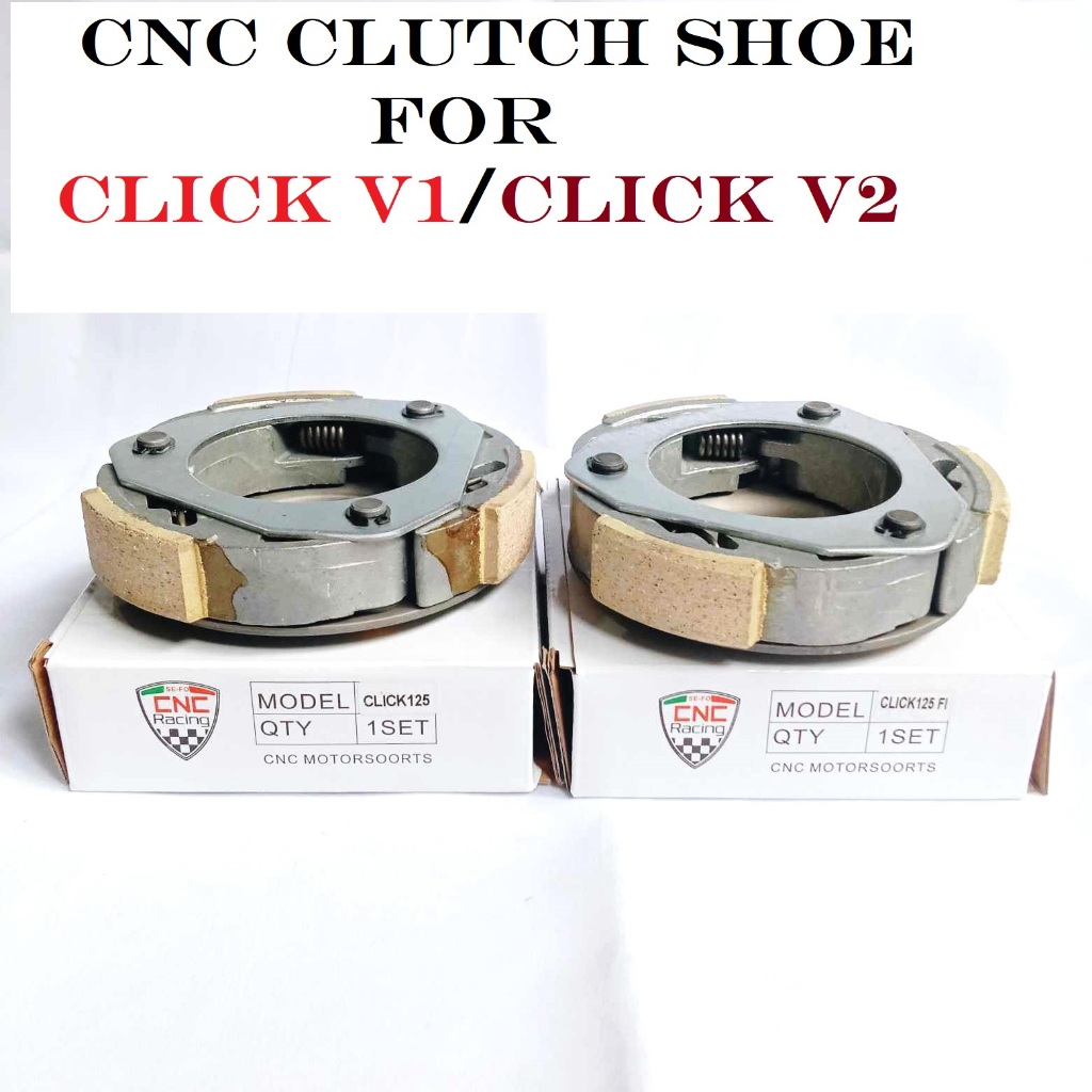 CNC CLUTCH SHOE FOR HONDA CLICK V2 K35/CLICK V1 KZR | Shopee Philippines