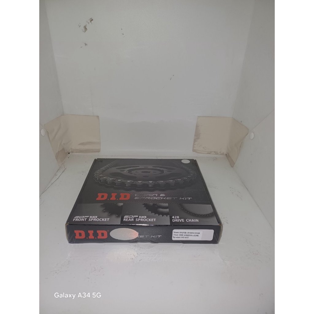 YAMAHA SNIPER 150 MXI / SNIPER 155 / FZ 150 DID EDP SPROCKET SET 14T/45T 428H 130 L | Shopee ...