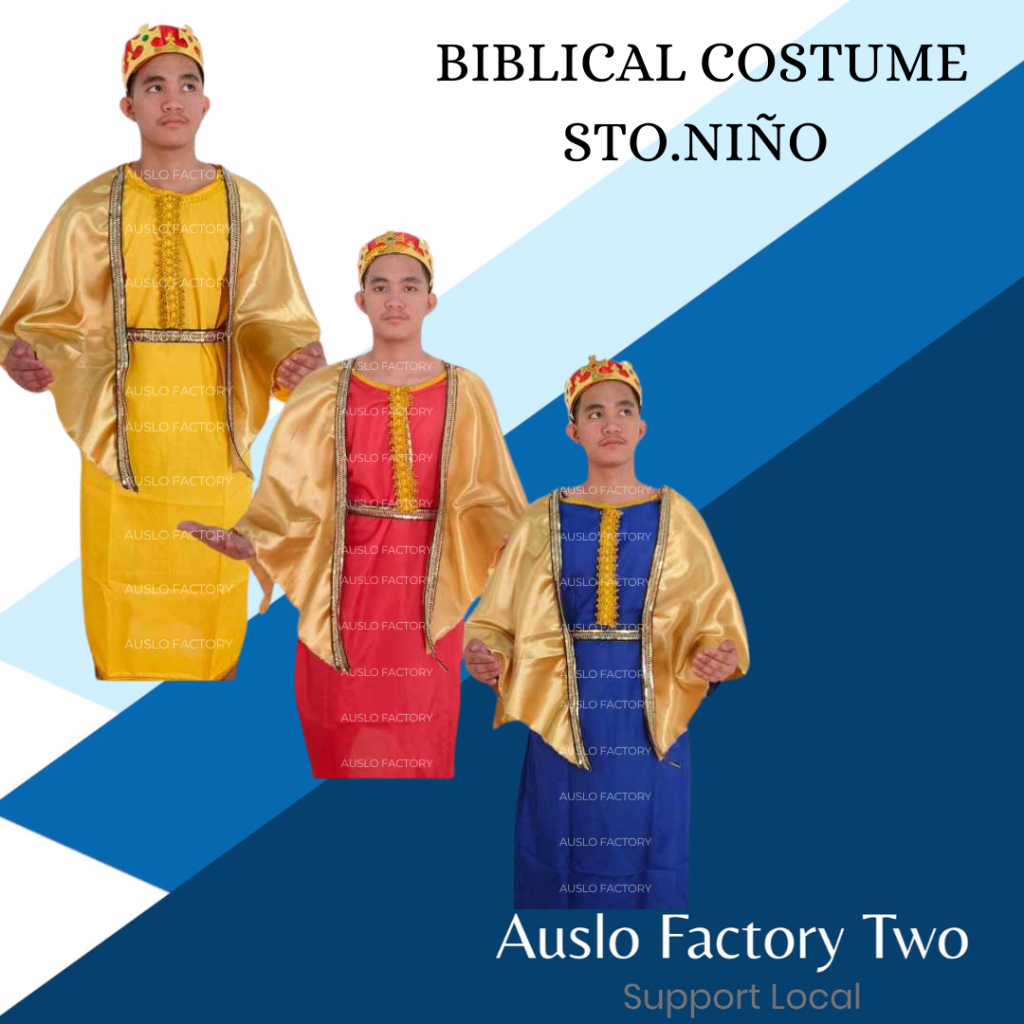 Auslofactory Two Saint Costume Male Sto Nino Costume For Boys | Shopee ...