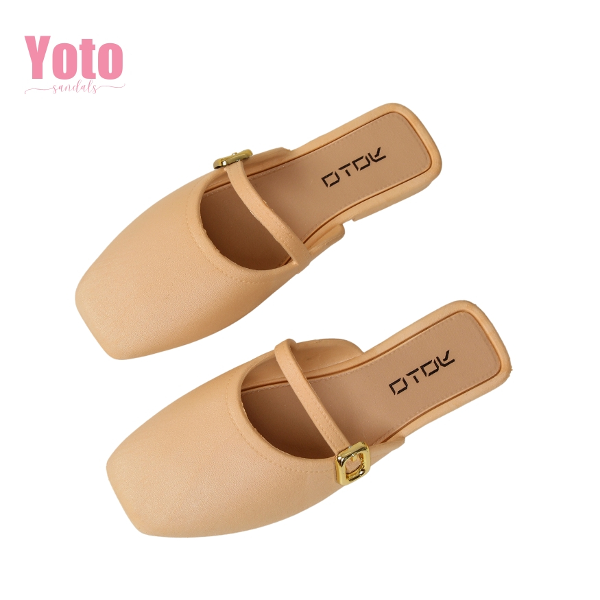 YOTO Slip On Mules for Women Rubber Made Loafer Half Shoes Casual ...