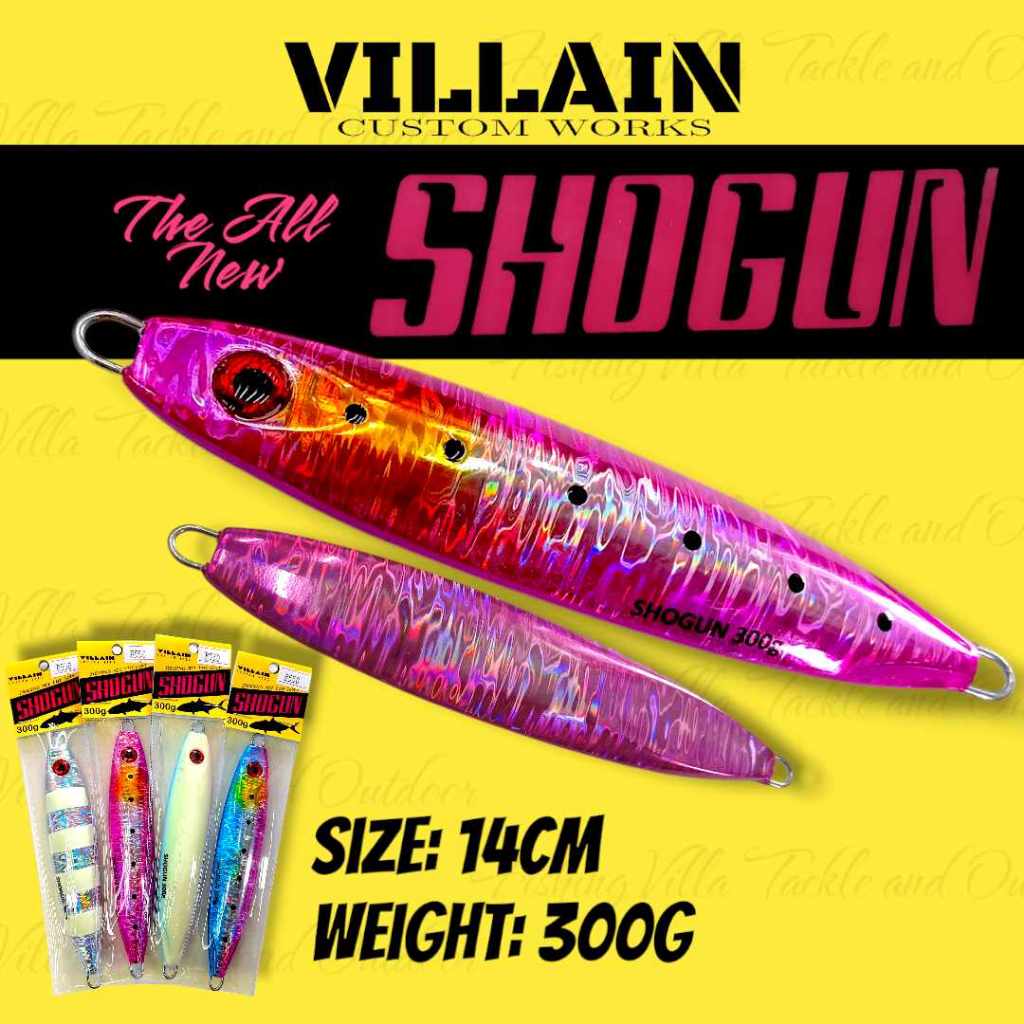 Villain Custom Works SHOGUN 300g Vertical Jigging Lure - High Quality ...