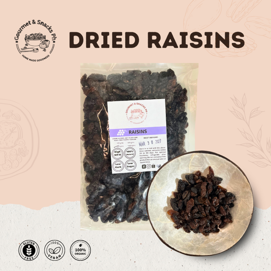 Dried Raisins - G & S (100g, 250g, 500g, 1000g) | Shopee Philippines