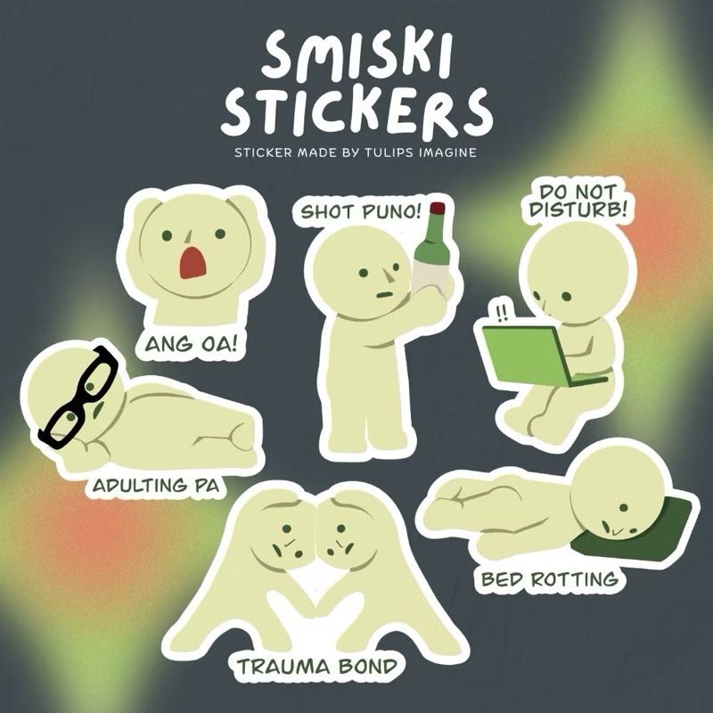 SMISKI VARIETY PACK | For Phone, Laptop, Tumbler, Notebook | Shopee ...
