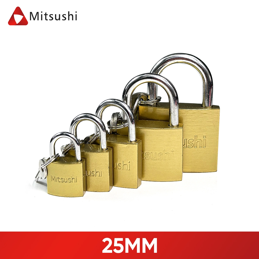 Mitsushi Security Padlock 25/32/38/50/63mm Padlock Waterproof with ...