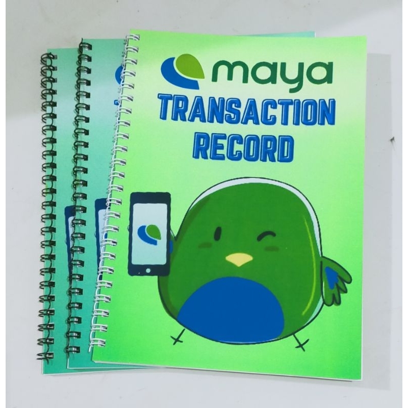 Maya/Paymaya Transaction Record Notebook | Shopee Philippines