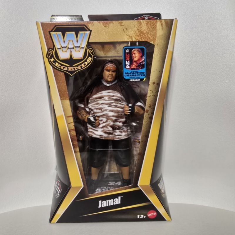 JAMAL WWE Legends Elite Collection Series 23 | Shopee Philippines