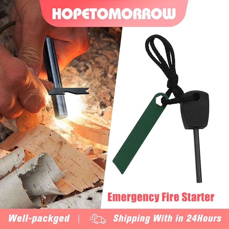 Emergency Fire Starter,Survival Ferrocerium Flint Fire Starter for ...