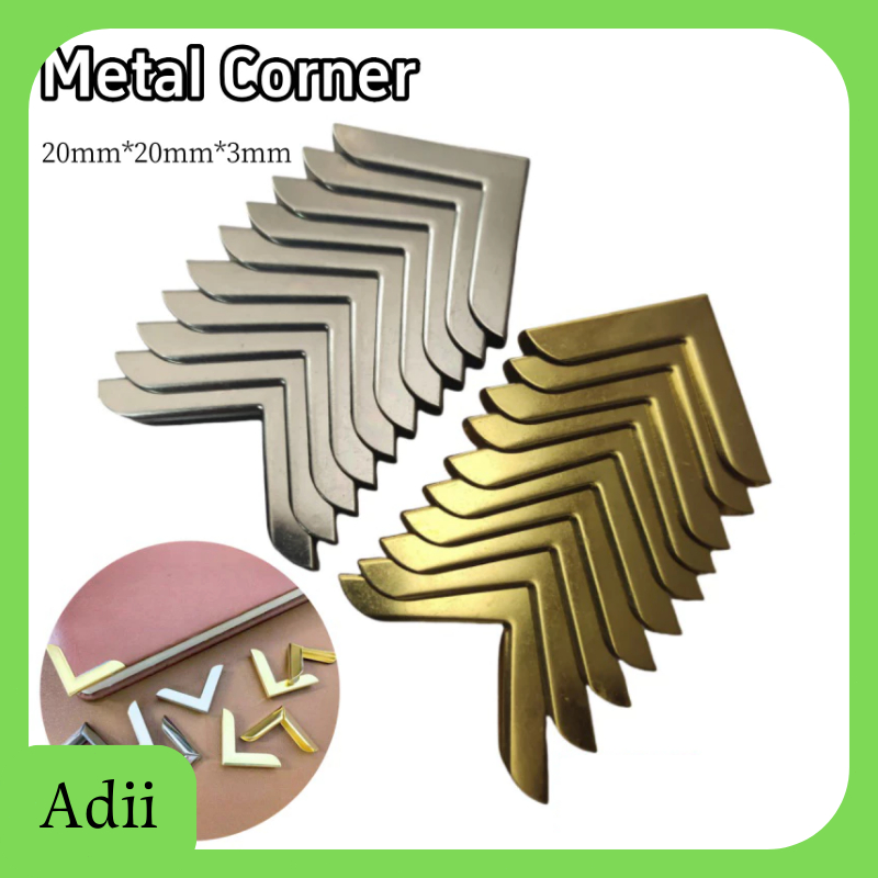 100Pcs Metal Sintra Board Corner Board Bracket Protector Elegant Corner ...