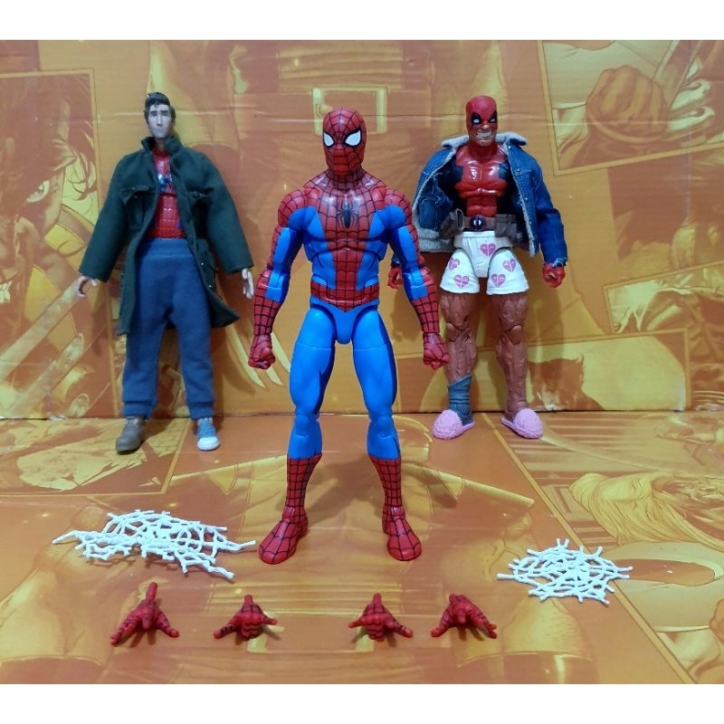 MARVEL LEGENDS RETRO ANIMATED SPIDER-MAN (CELL SHADED) | Shopee Philippines