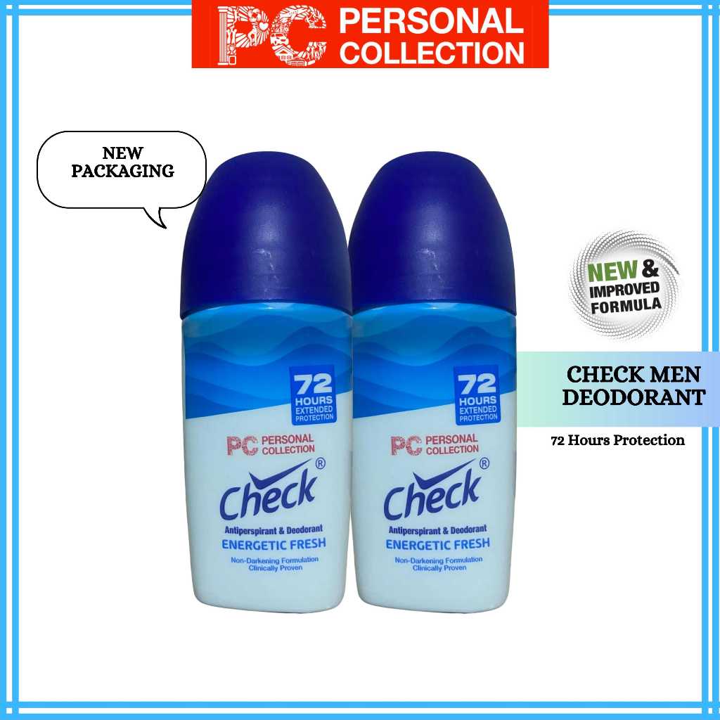 Buy 1 Take 1 Personal Collection Check Men Anti-Perspirant Roll-On ...