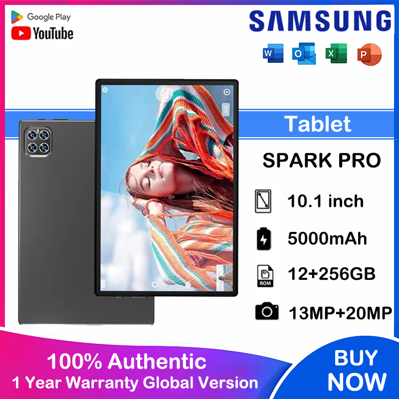 Samsung Spark Pro 10.1inches Original Tablets 12Gb + 512Gb Tablet ...