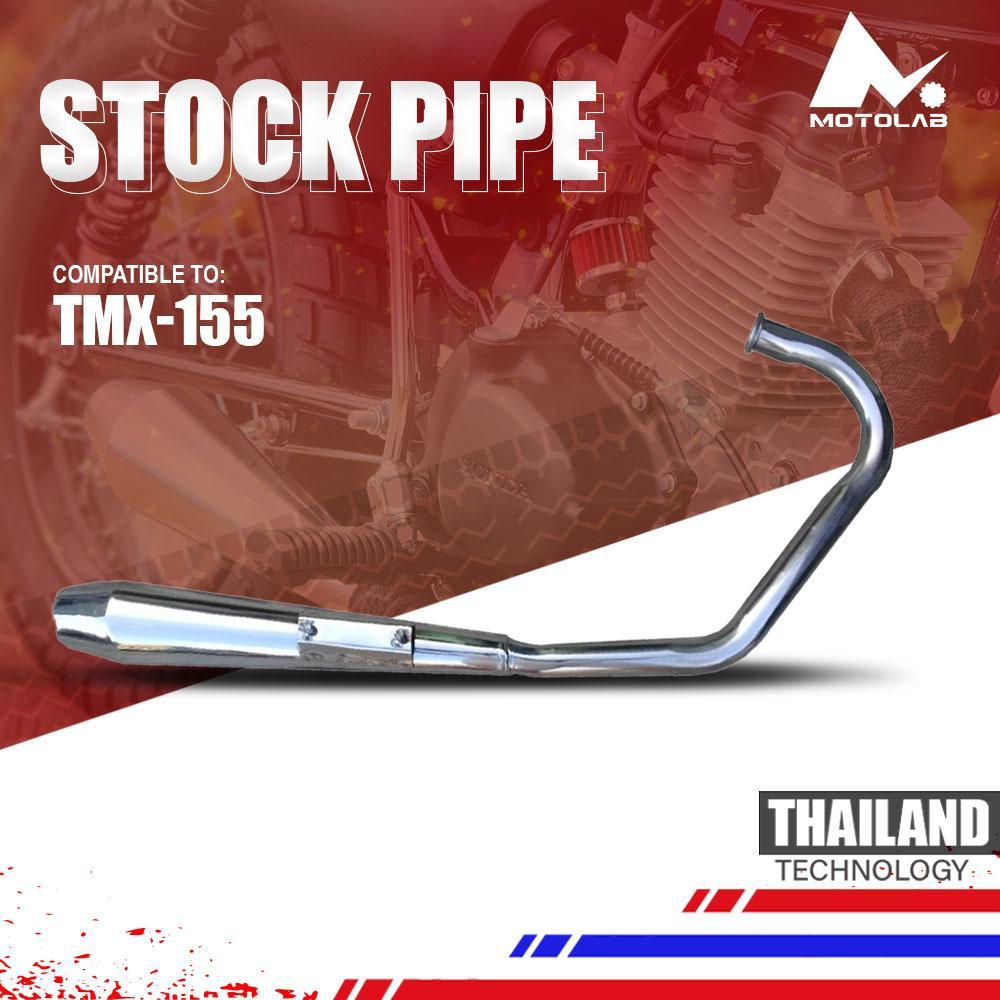 Motolab TMX-155 STOCK PIPE Stainless Exhaust Muffler | Shopee Philippines
