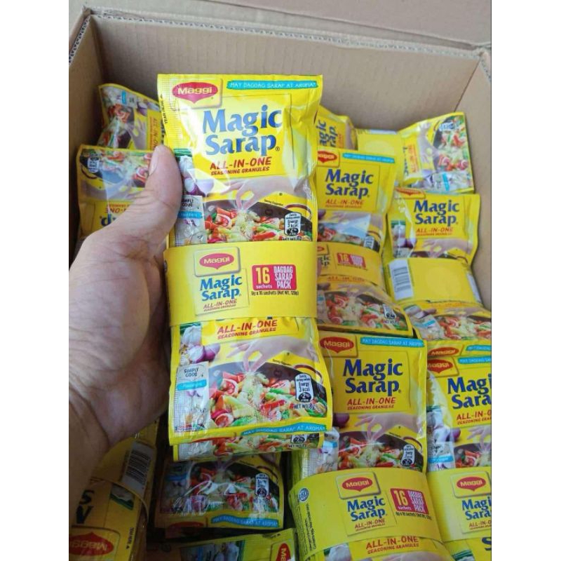 Magic Sarap All in One Seasoning Granules 8g x 16 x 60 / 960pcs ...