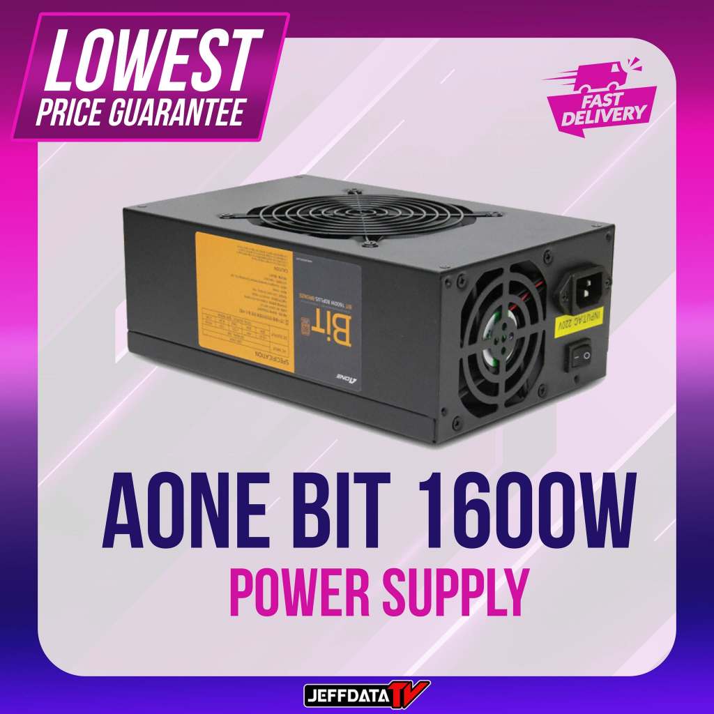 PSU POWER SUPPLY ASSORTED TRU RATED MINING 1600 WATTS 8PIN 6PIN DUAL FAN COOLER | Shopee Philippines
