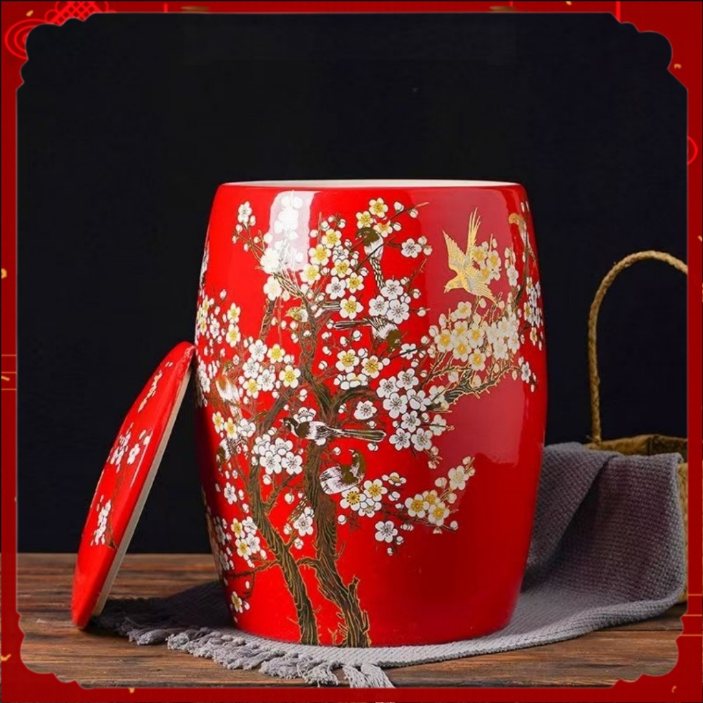 rice container 25kg storage rice jar ceramic lagyanan ng bigas 25 kilos ...