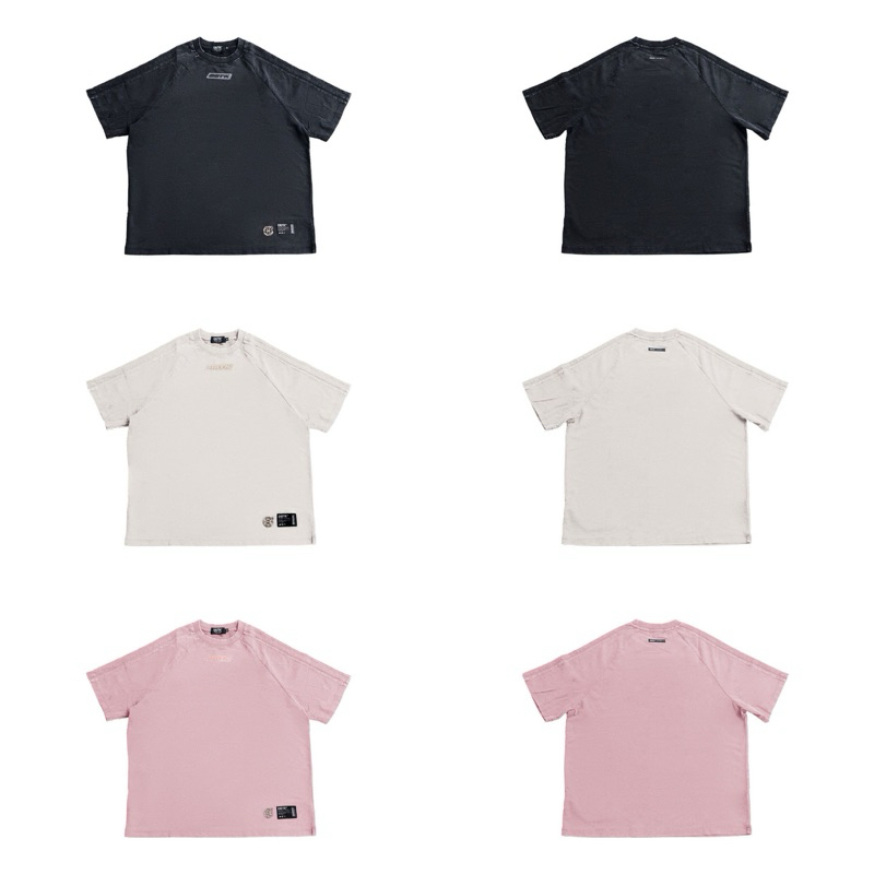 DBTK Cipher Flock Tee | Black, Salmon Pink, Beige | S - XL | Maico Hook ...