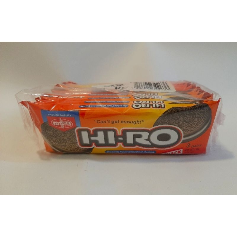 Hi-Ro Chocolate Flavored Sandwich Cookies (10s) | Shopee Philippines
