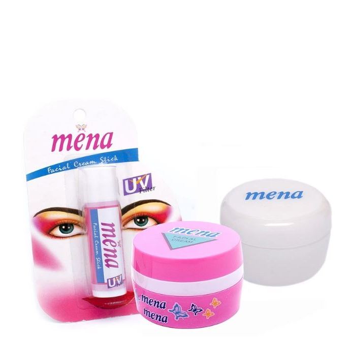 Mena Facial Cream 3g Pearl Cream Natural White Cream Stick Whitening ...