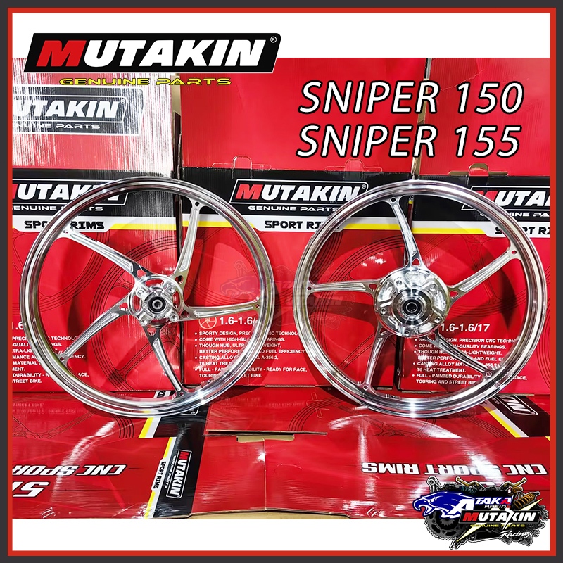 MUTAKIN 515 CNC Mags Sniper 150 Sniper 155 Front Disc 4 Holes Rear Disc ...