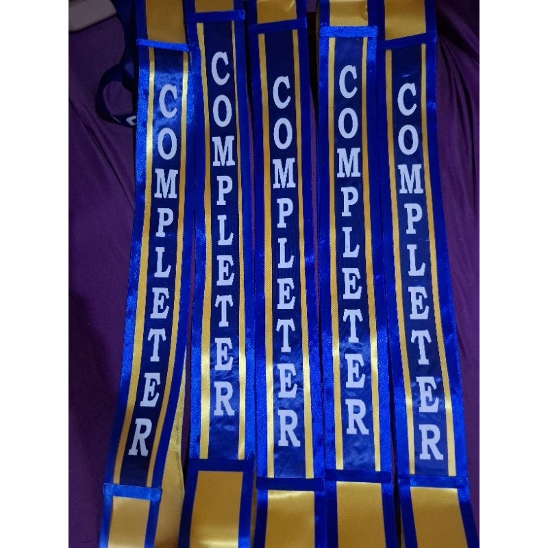 COMPLETER-GRADUATE SABLAY( WRAP AROUND) SASH | Shopee Philippines