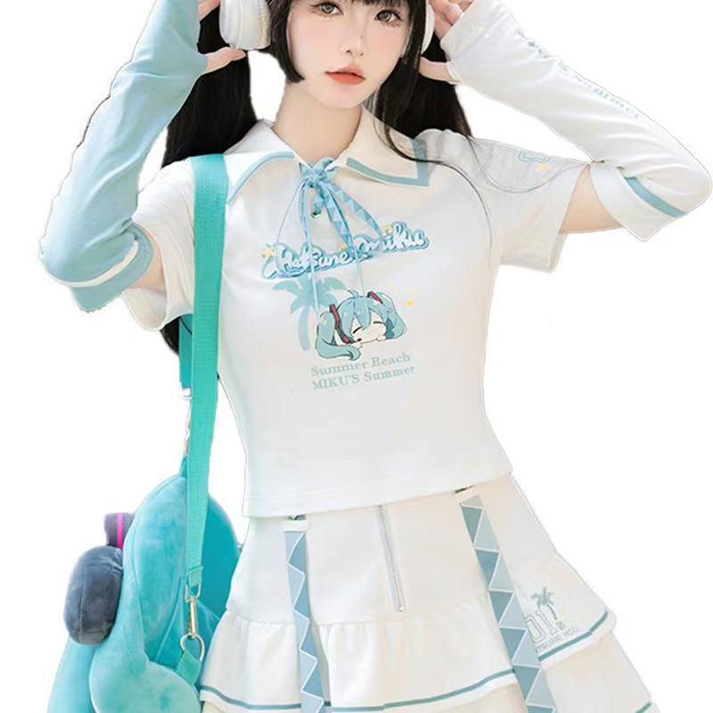 Authentic Hatsune Miku arm sleeves for sun protection Beach protection ...