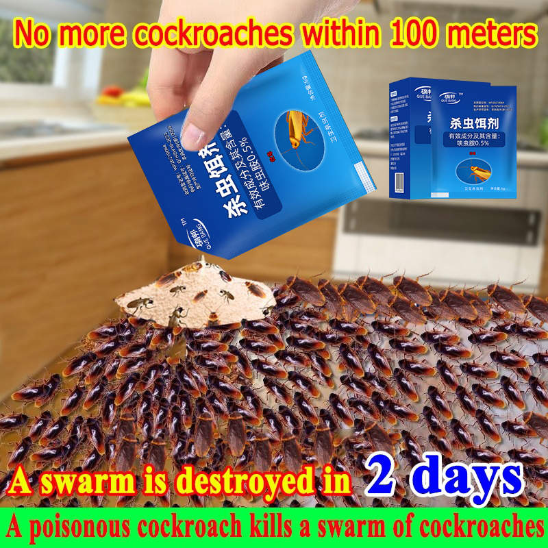 Cockroach Gel Bait Killer Insect pesticide control powder killing trap ...