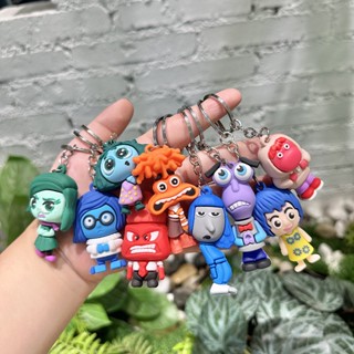 Inside Out Keychain Cartoon Keychain Disney and Pixar Sadness Fear ...