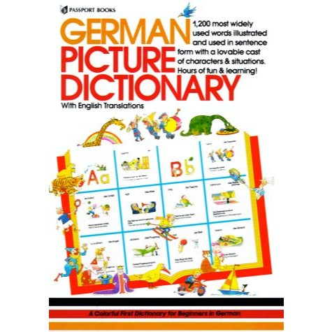 German Picture Dictionary with English Translations | Coilbind | Shopee ...