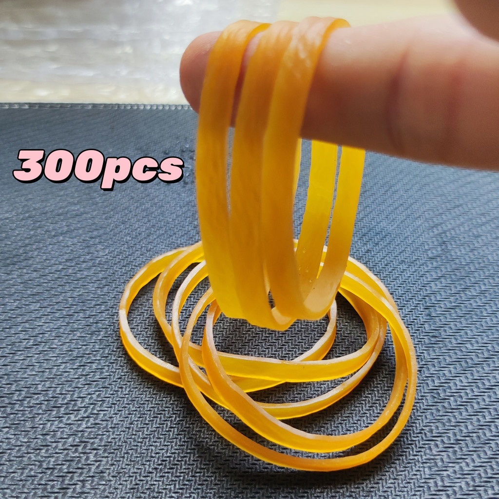 300Pcs 3.2 Inch Stretchable Sturdy Elastic Rubber Bands Fasteners ...
