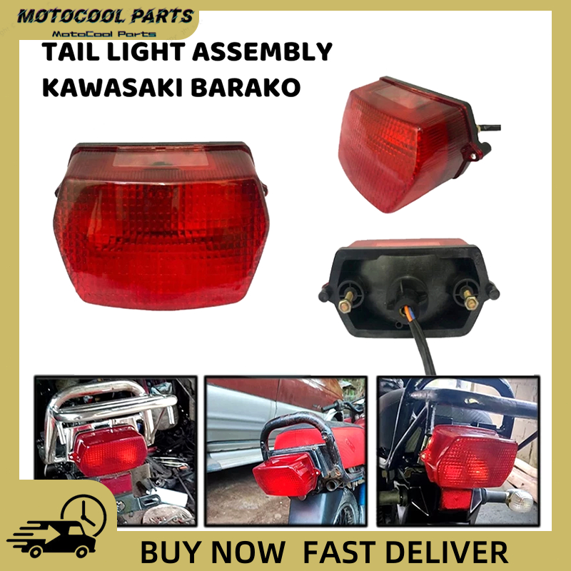 KAWASAKI Barako 175 Tail Light Motorcycle Tail Lamp Assy Brake Light ...