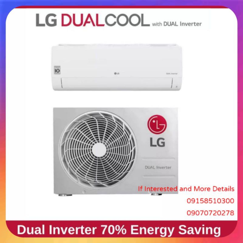 LG 1.0hp Dual Cool Inverter Split Type Airconditioner | Shopee Philippines