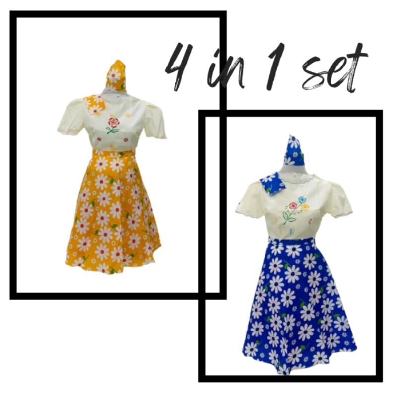 TERNO KIMONA AND PALDA PILIPINIANA-assorted design and color | Shopee ...