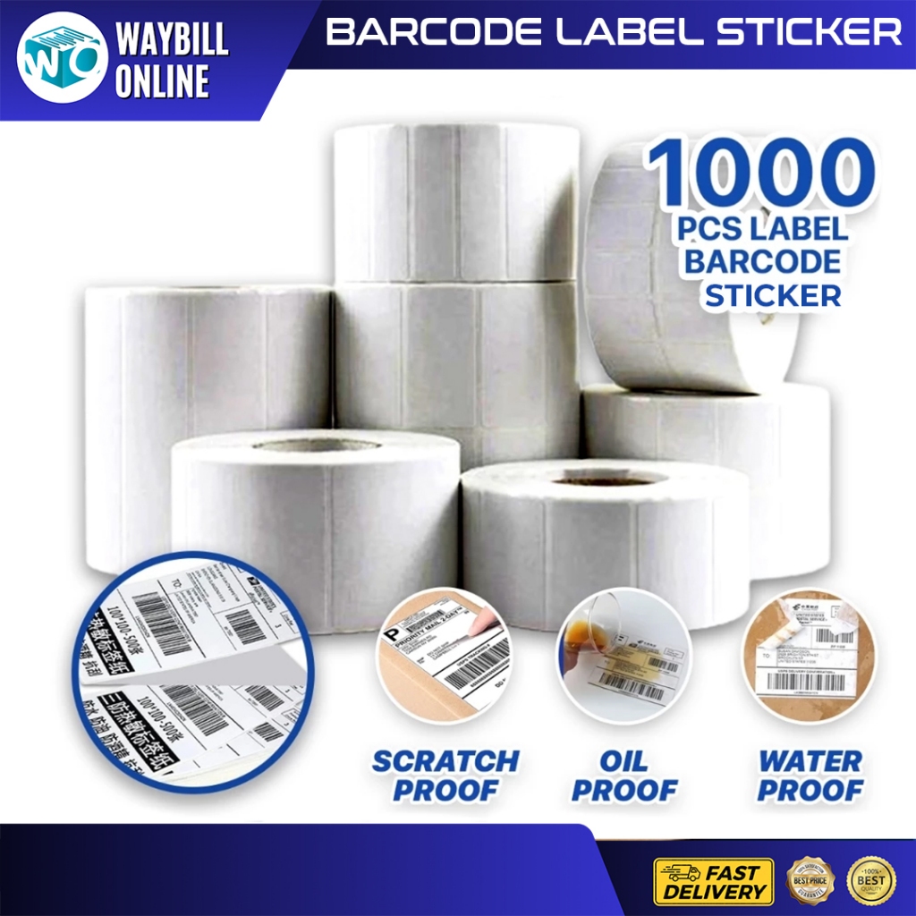 High Quality Direct Thermal Barcode Sticker Paper For Product Label ...
