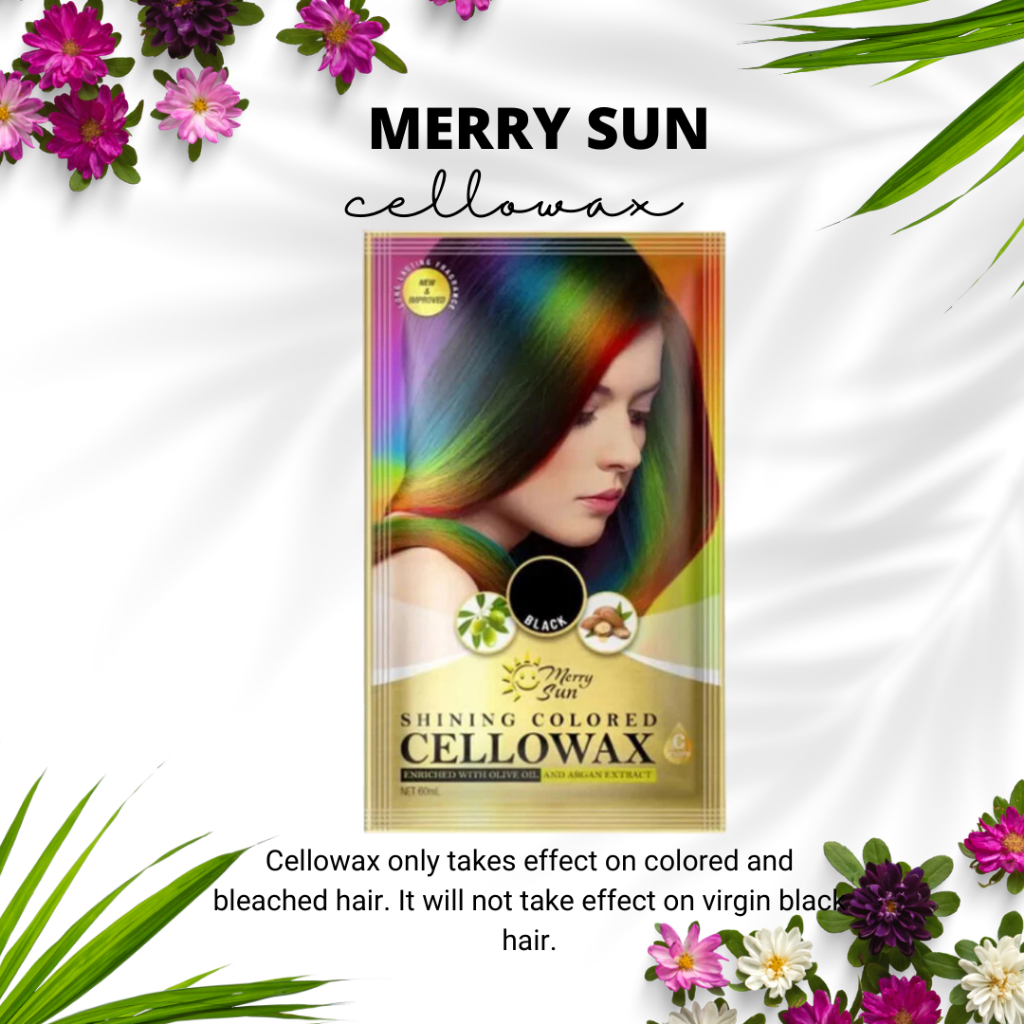 Merry Sun Cellowax Hair Color Shining Colored Cellowax 60Ml | Shopee ...