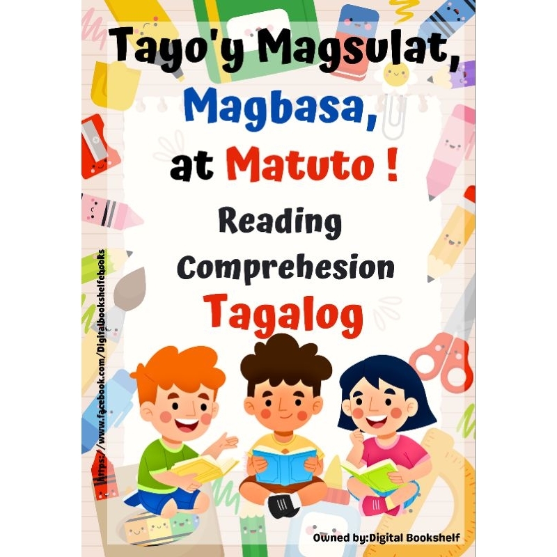 Tayo'y Magsulat, Magbasa, at Matuto Set 3 Reading Comprehension Tagalog ...