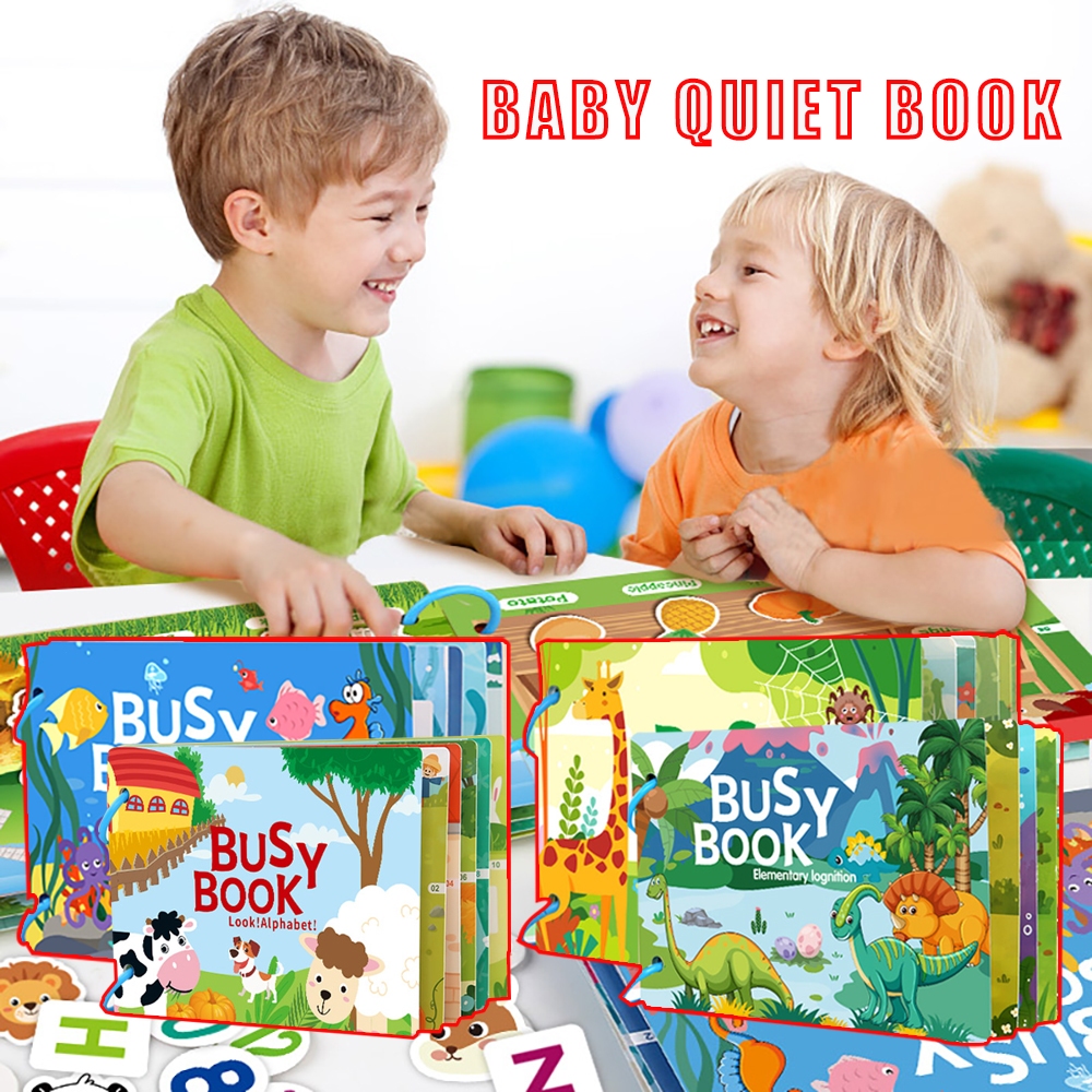 Busy Books for Toddlers Quite Book Kids Educational Learning Toy ...