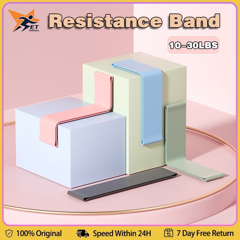 ET_Outdoors 1PCS Resistance Band 10LB-30LB Elastic Training Rubber Band ...