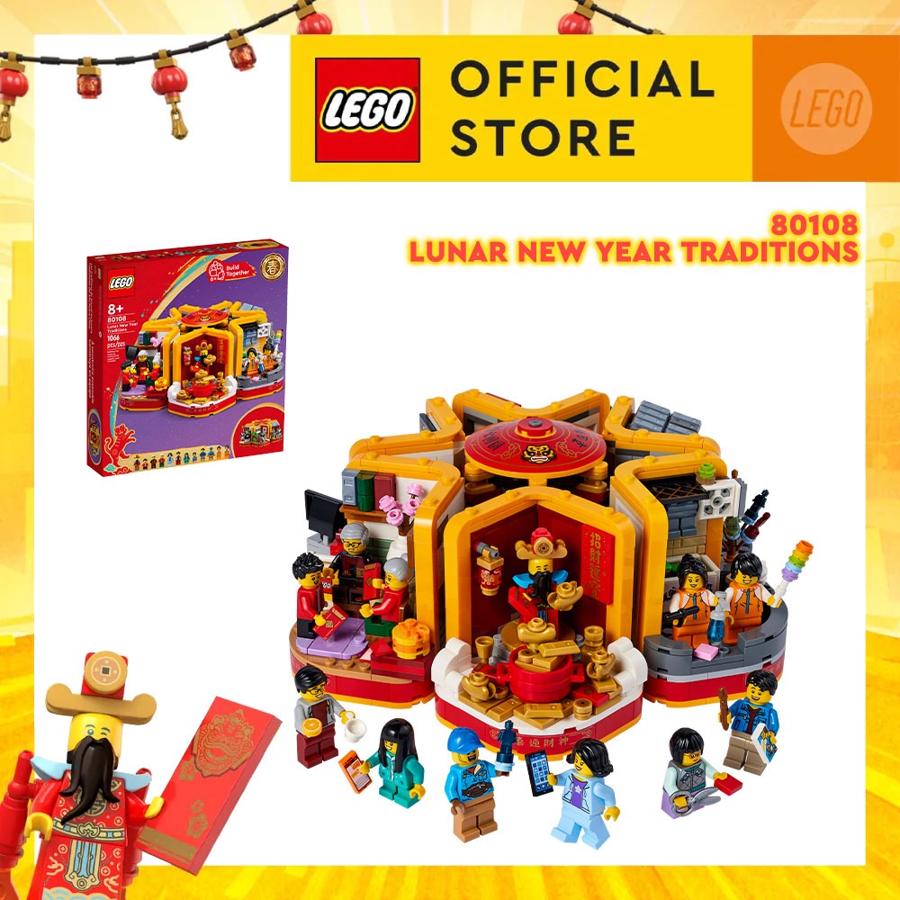 LEGO® Chinese Festivals 80108 Lunar New Year Traditions, Age 8 ...