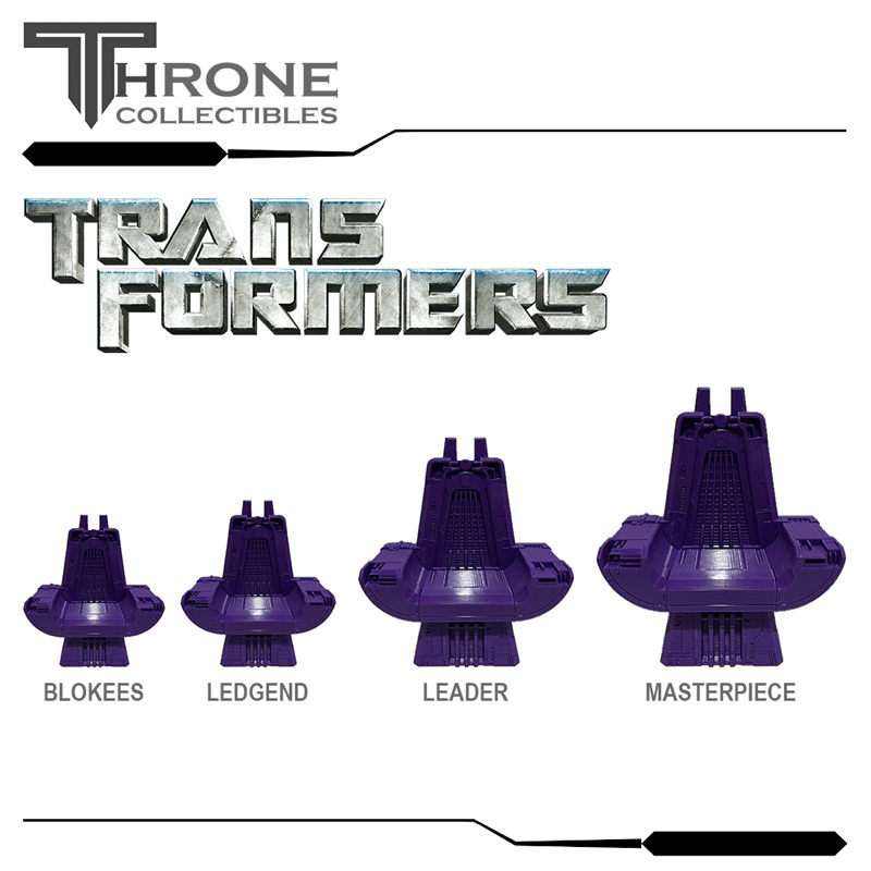 All Sizes! Transformers Megatron Throne for Masterpiece,Leader,Legend ...