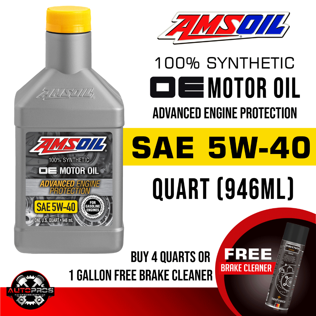 AMSOIL 5W-40 OE Series 100% Synthetic 1Quart | Shopee Philippines